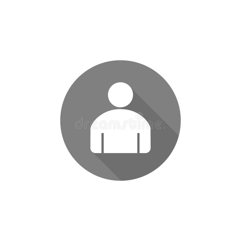 People Icon. User Sign Icon. Vector Illustration, Flat Design. Stock ...