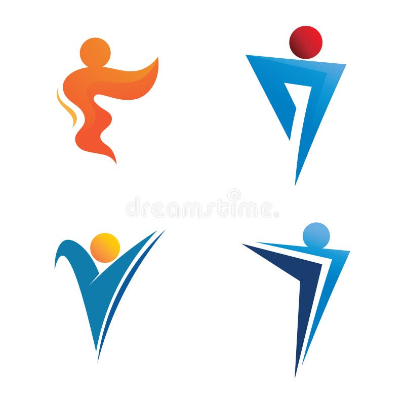 People Icon Work Group Vector Logo Illustration Design Stock ...