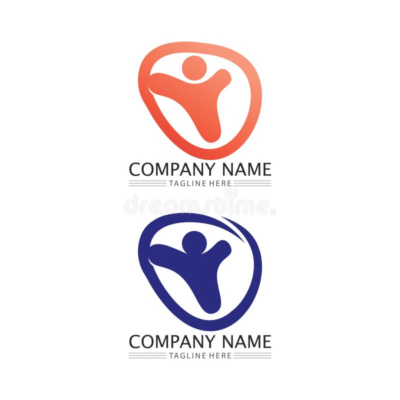 People Icon Work Group Vector Logo Illustration Design Stock ...