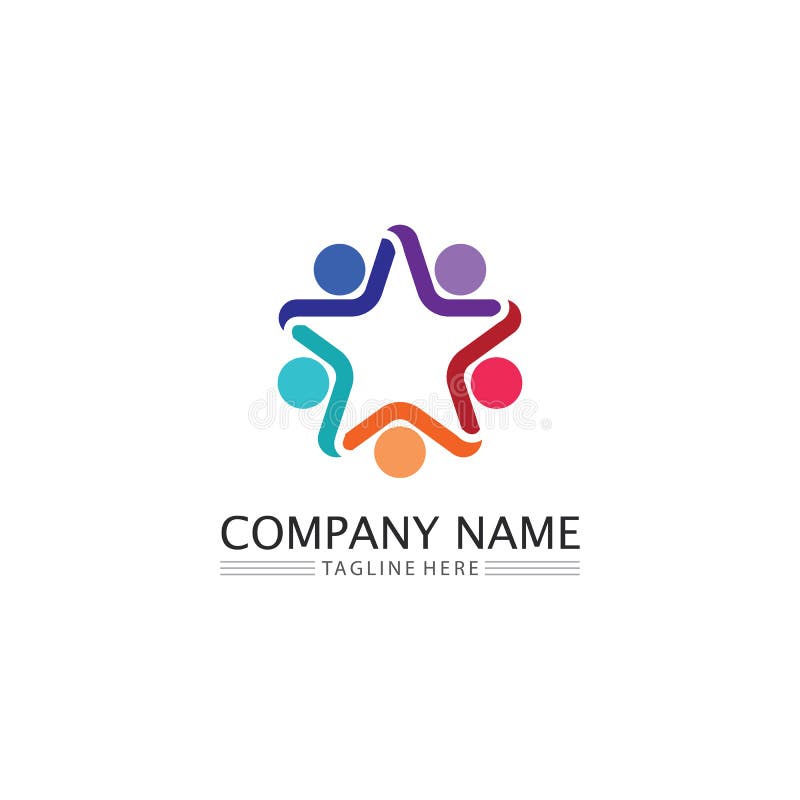 People Icon Work Group Vector Stock Vector - Illustration of black ...