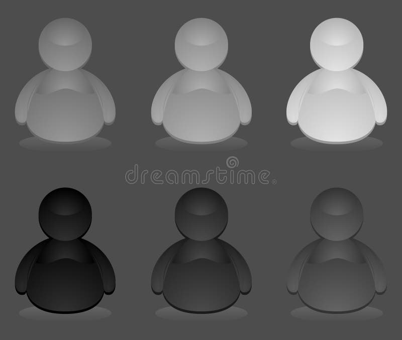 People icon2 stock vector. Illustration of circle, design - 17071242