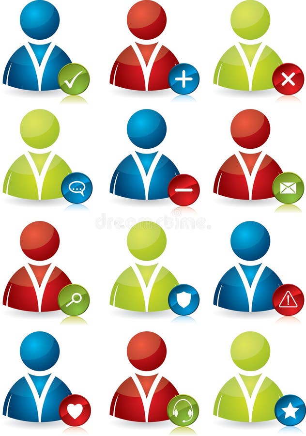 Basic - Classic Web Icons stock vector. Illustration of chain - 20336707