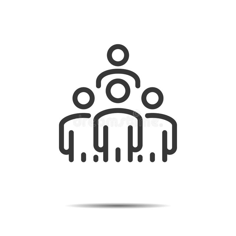 People Working Icon . People Icon Blue . People Different Icon Stock ...