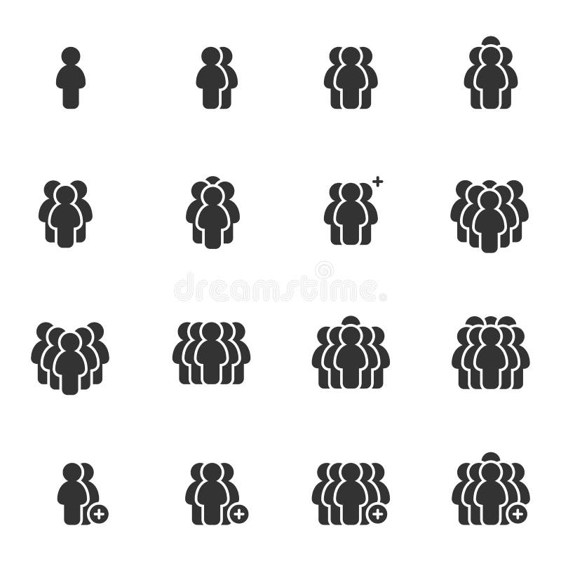 People Icons , Person Work Group Team Vector , Business People Stock ...