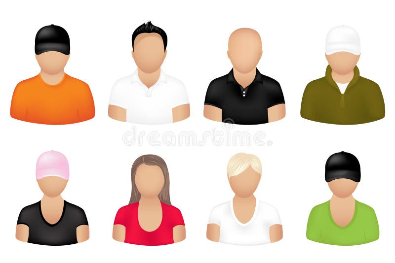 People Icons. Vector stock vector. Illustration of shirt - 14449418