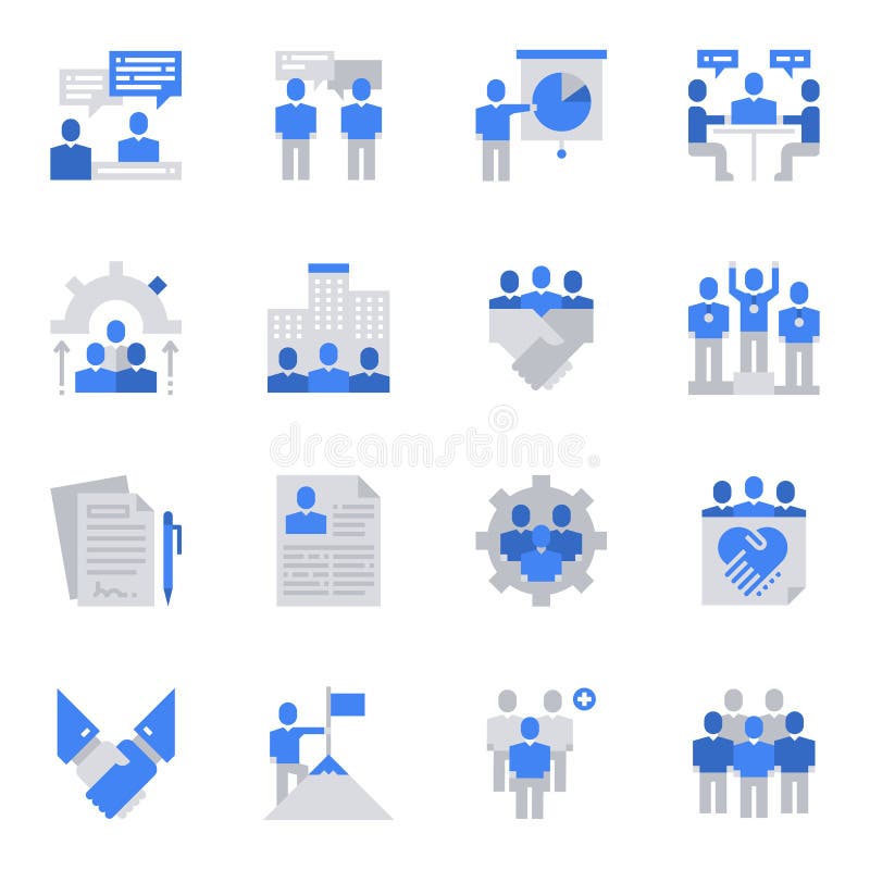 People Icons Work Group Team Vector Stock Vector - Illustration of logo ...