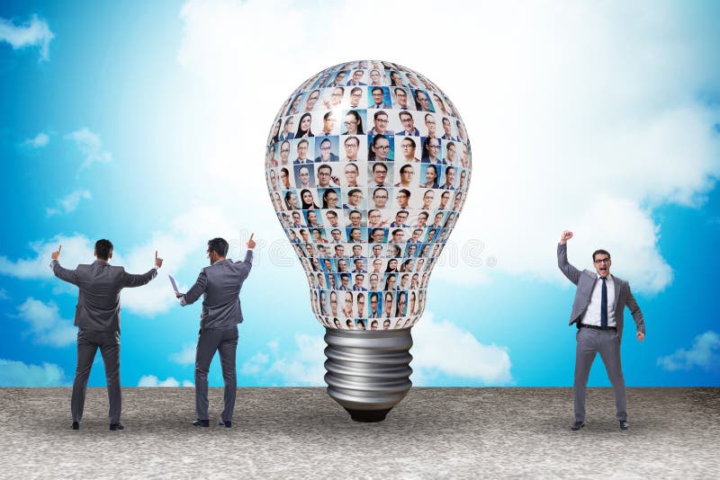 People in Idea and Diversity Concept Stock Image - Image of idea ...