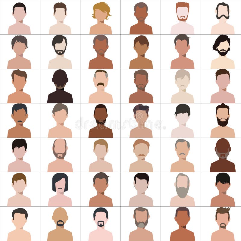 People Illustration Avatar Vector Stock Vector - Illustration of ...