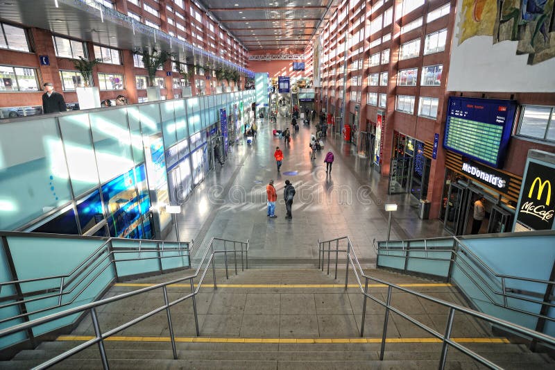 People Inside Train Station in Innsbruck, Austria Editorial Image ...