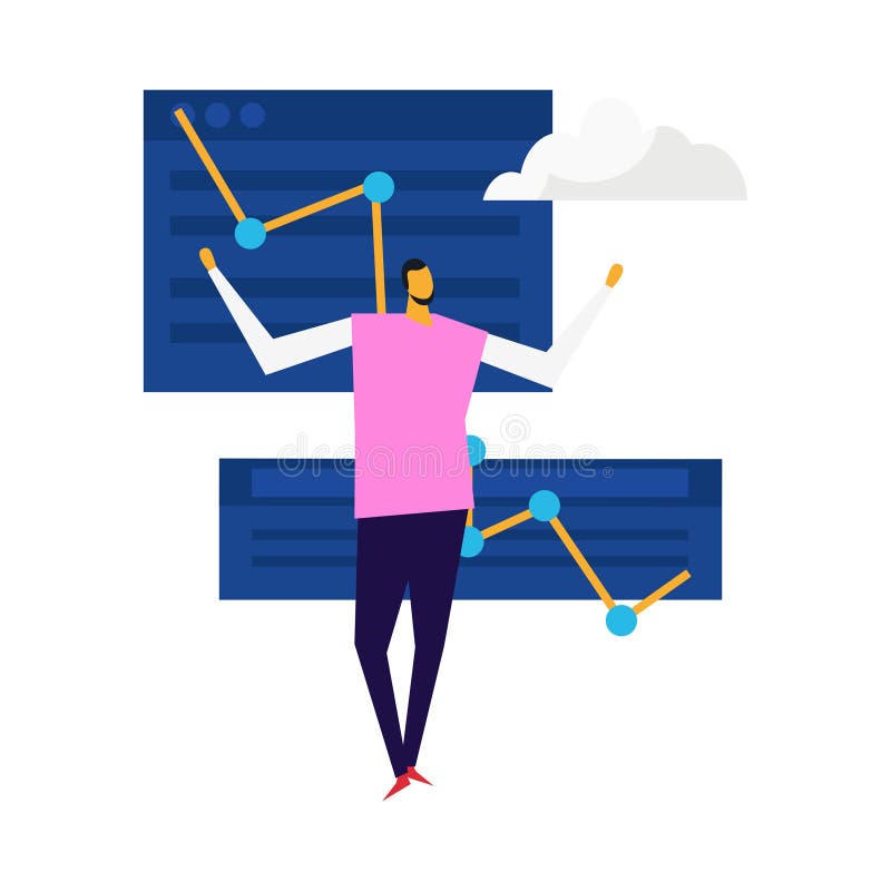 People Interfaces Icon stock illustration. Illustration of work - 273643766