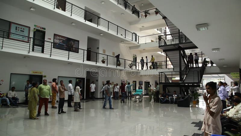 People Interior of Hospital India Stock Footage - Video of corporate ...
