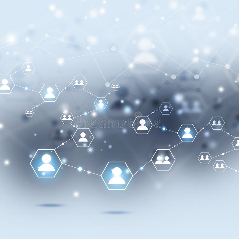 People Internet Connections Stock Illustration - Illustration of ...