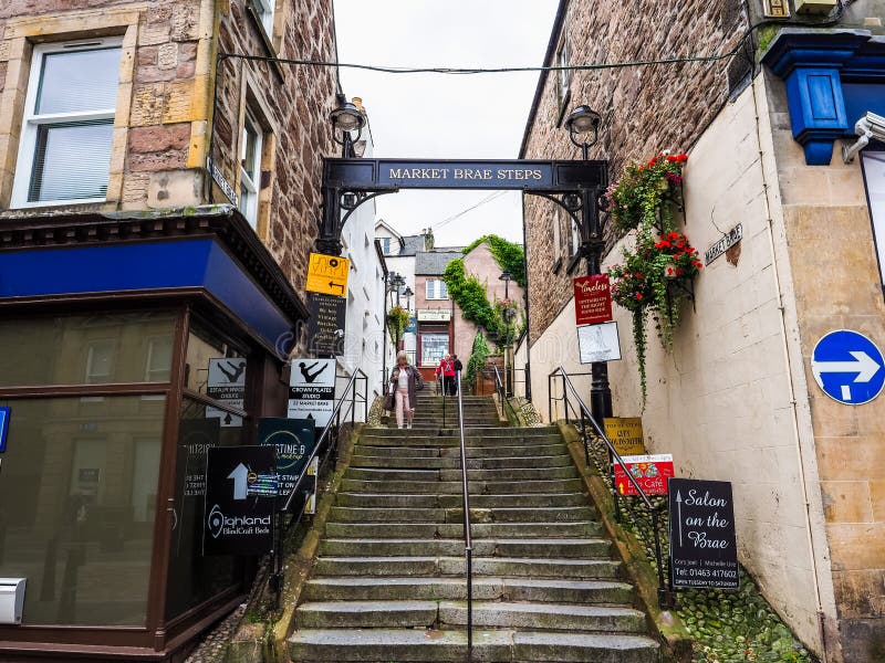 People in Inverness City Centre Editorial Image - Image of building ...