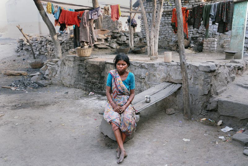 Life in the Jharia Coalmines Area at India Editorial Stock Image ...