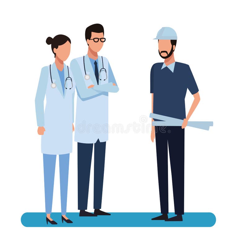 People job and occupation stock vector. Illustration of cartoon - 135448165