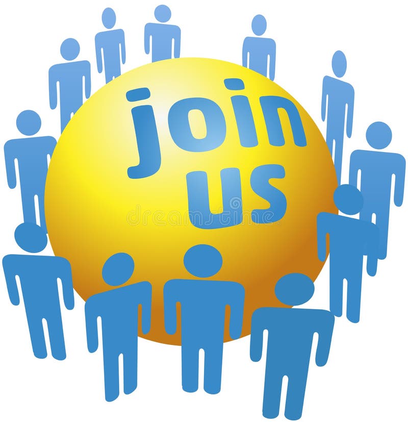 People Join Social Company Group Stock Vector - Illustration of figure ...