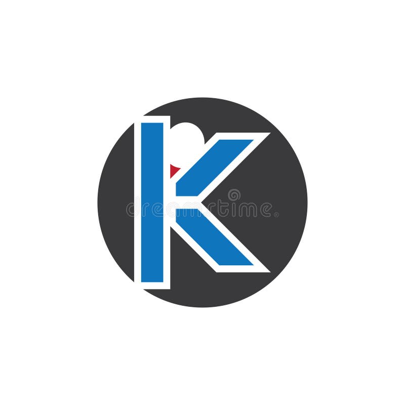 People with K Letter Logo Vector Template Stock Illustration ...
