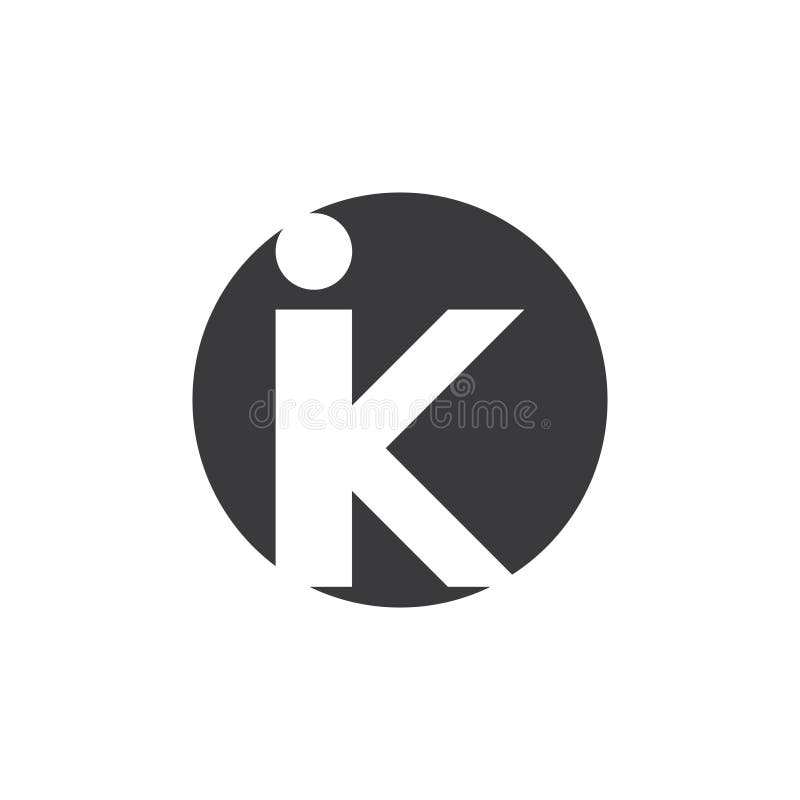 People with K Letter Logo Vector Template Stock Illustration ...