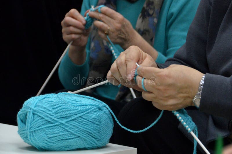 People Knit by Hand with Yarn in Sofia, Bulgaria 2017 Editorial Stock ...