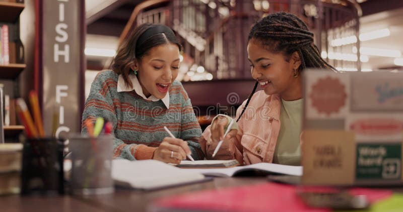 People, Learning and College by Studying in Library for Exam with ...