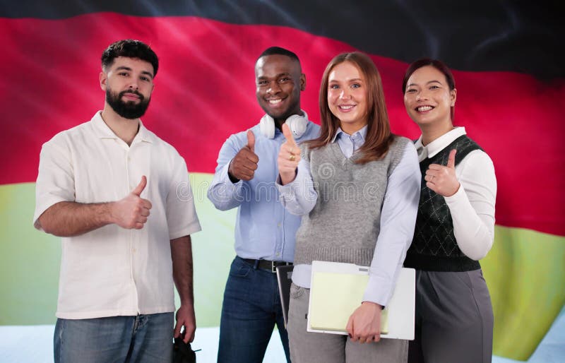 People Learning German Language or Deutsch Stock Photo - Image of ...