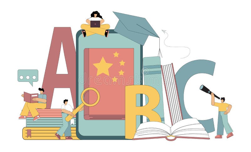 People are Learning the Language. Learning Chinese. Distance Learning ...