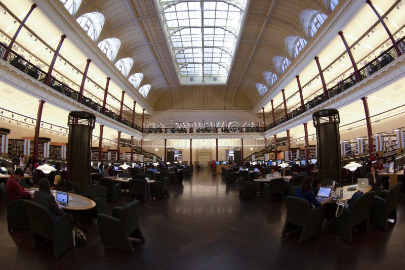 People in the Library Researching and Reading Editorial Image - Image ...