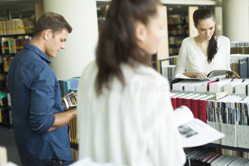 People in the library stock photo. Image of learning - 72259928