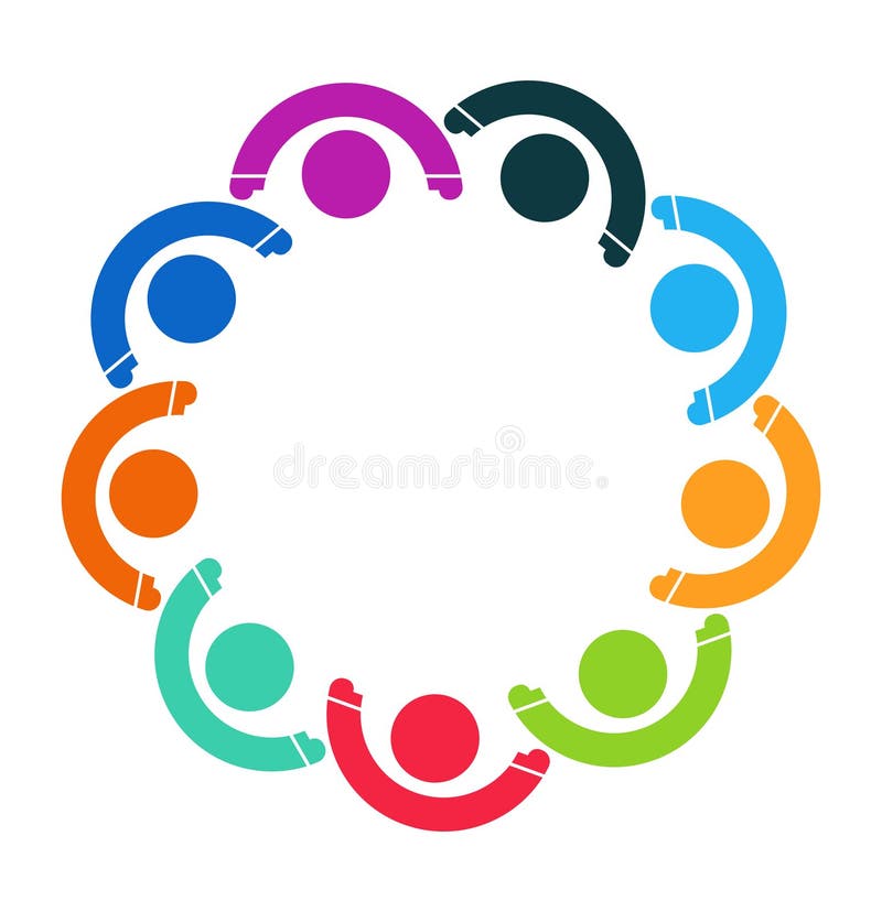 Nine People Team Stock Illustrations – 175 Nine People Team Stock ...