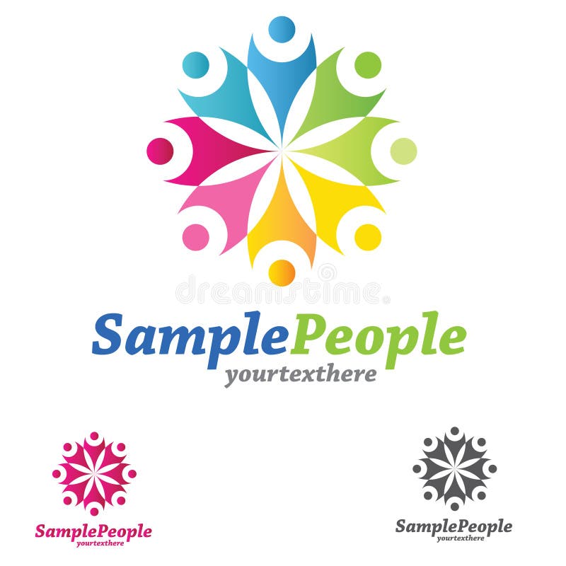 People Logo stock vector. Illustration of partnership - 22022287