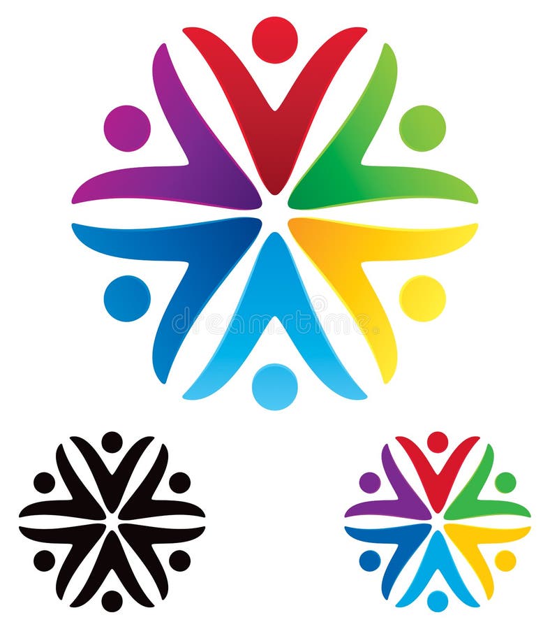 People Logo stock vector. Illustration of joining, person - 32432370