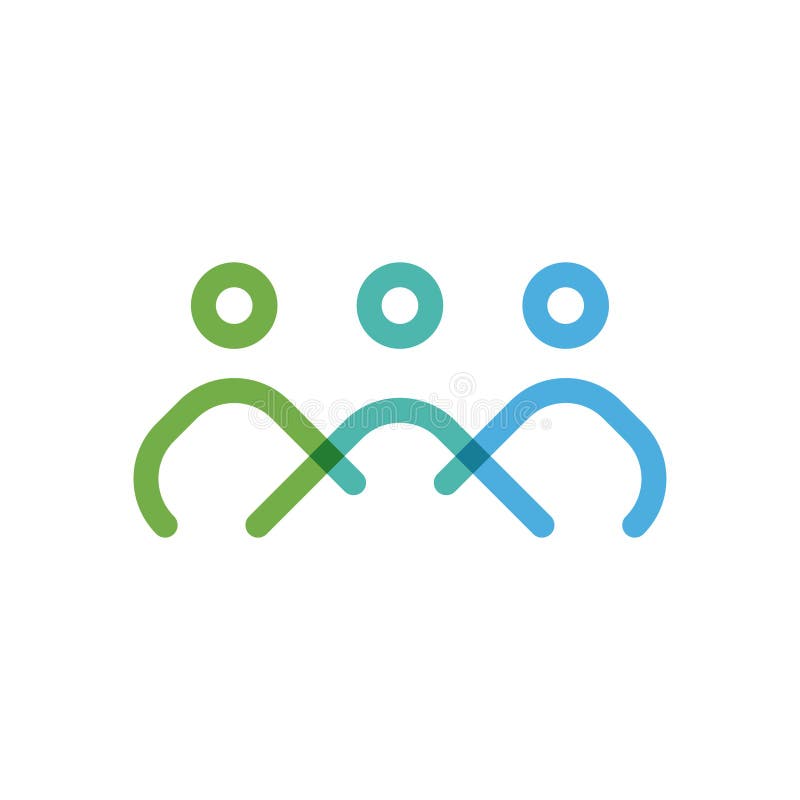 People Logo Template Icon stock vector. Illustration of template ...