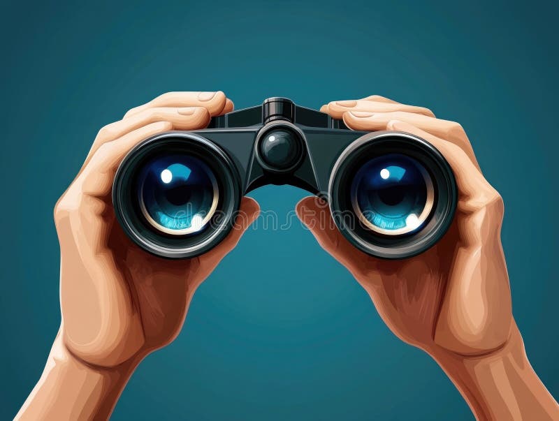 People Looking through Binoculars Stock Photo - Image of looking ...
