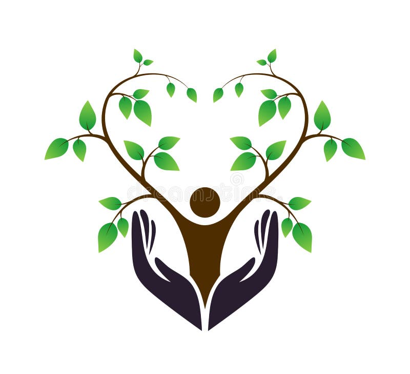 People Love Tree with Roots Stock Vector - Illustration of clip ...