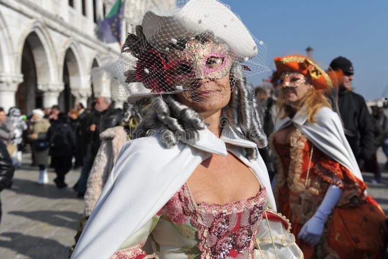 People in Luxury Costume at Venice, Italy 2015 Editorial Stock Image ...