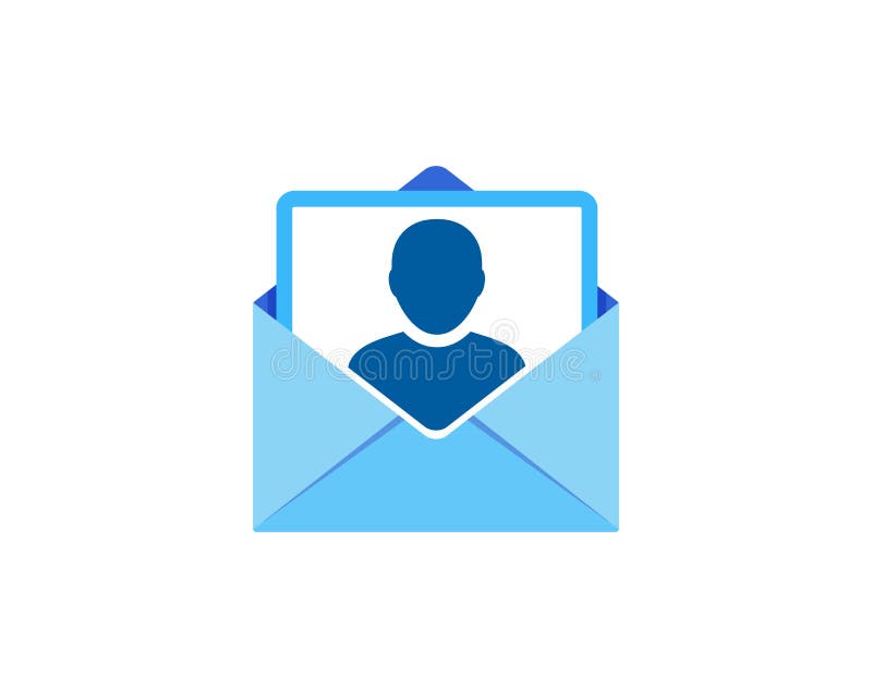 People Mail Logo Icon Design Stock Vector - Illustration of design ...