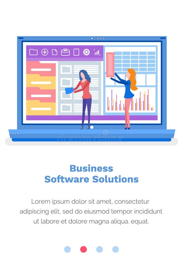 Website Page Template. Web Design Stock Vector - Illustration of ...