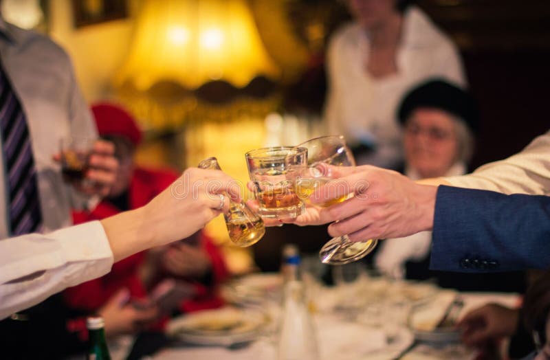 People making toast stock image. Image of alcohol, party - 85613417