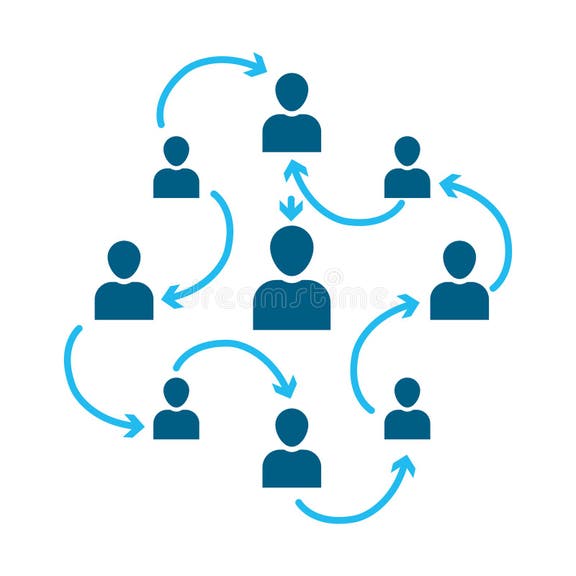 People Management Flow Chart Stock Vector - Illustration of data ...