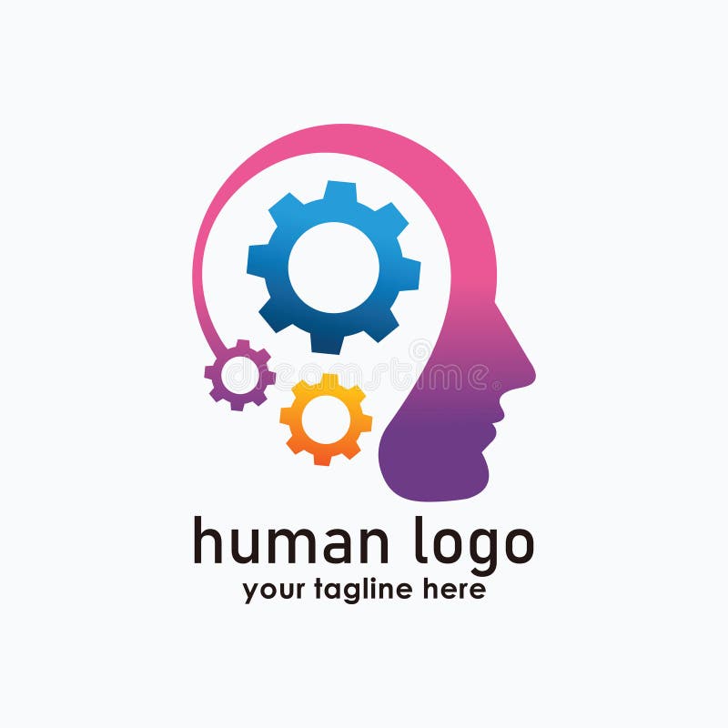 People Management Logo Template, Smart People Icon Design, Manage Idea ...