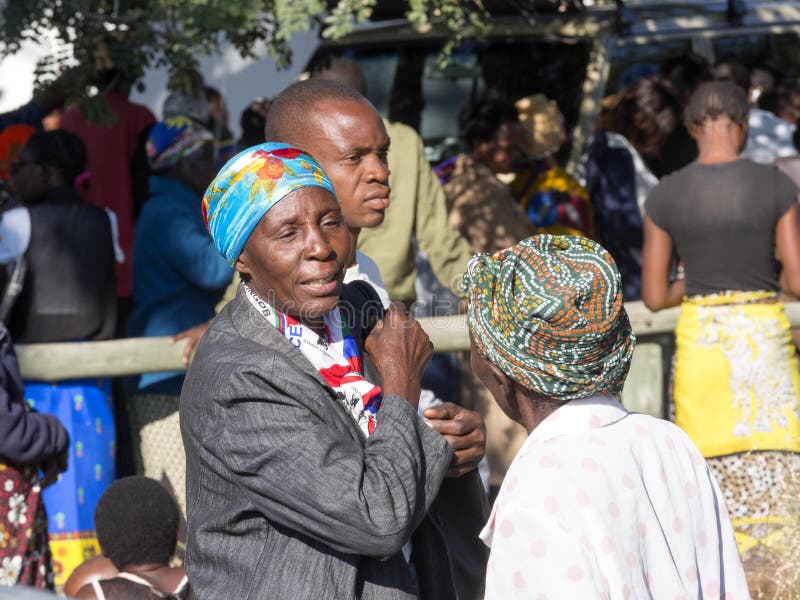 People at the Market, North Botswana Editorial Stock Photo - Image of ...