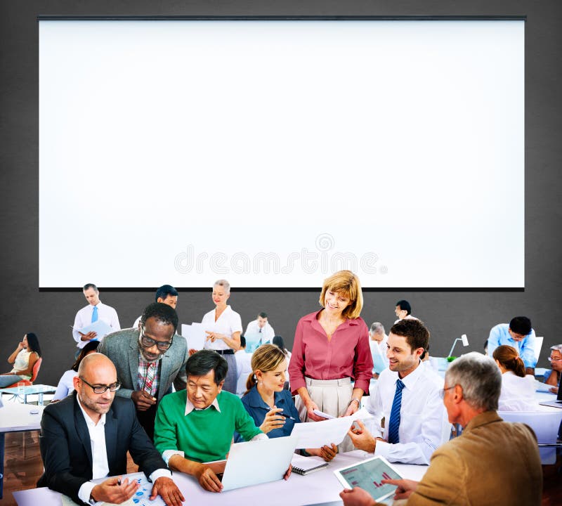 People Meeting Conference Teamwork Discussion Concept Stock Photo ...