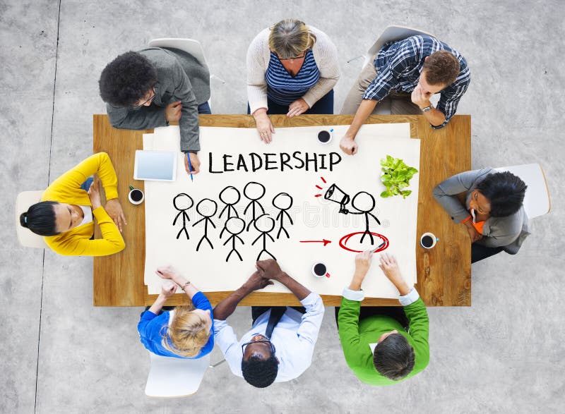 People in a Meeting and Leadership Concepts Stock Photo - Image of ...