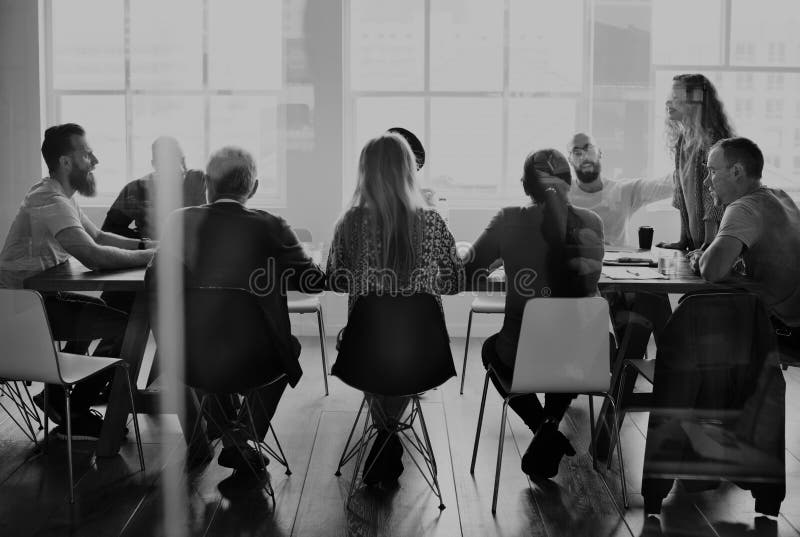 People Meeting Seminar Office Concept Stock Image - Image of ...