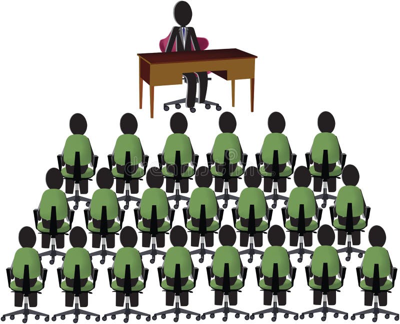 People Meeting for Work and Assembly Stock Vector - Illustration of ...