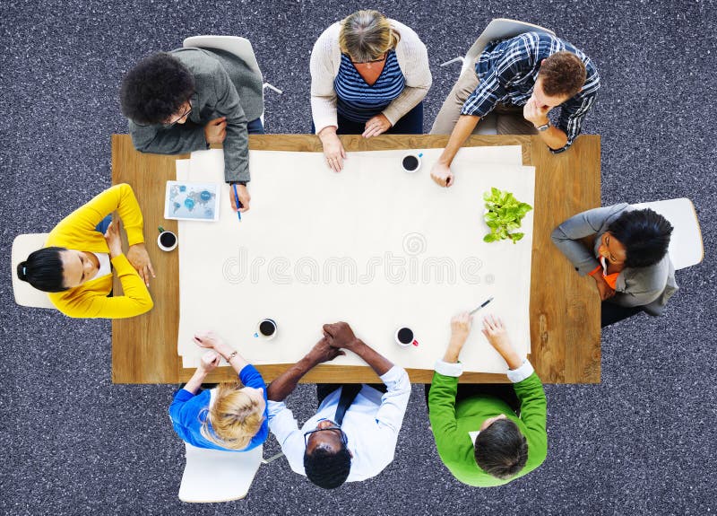 Photo Business Partners Meeting. Team Work. Business Woman Giving Card ...