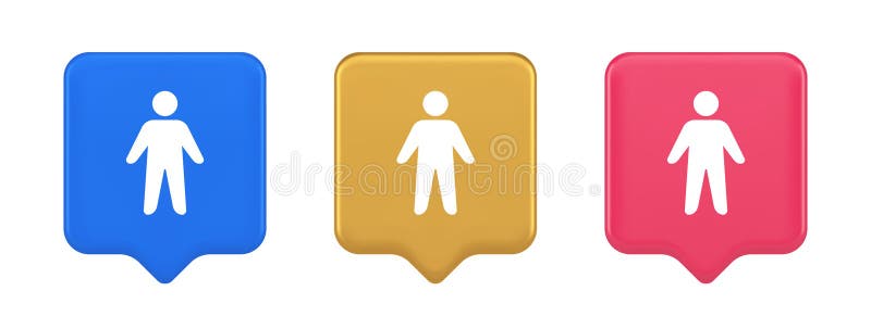 People Member User Button Unrecognizable Person Human Body Web ...