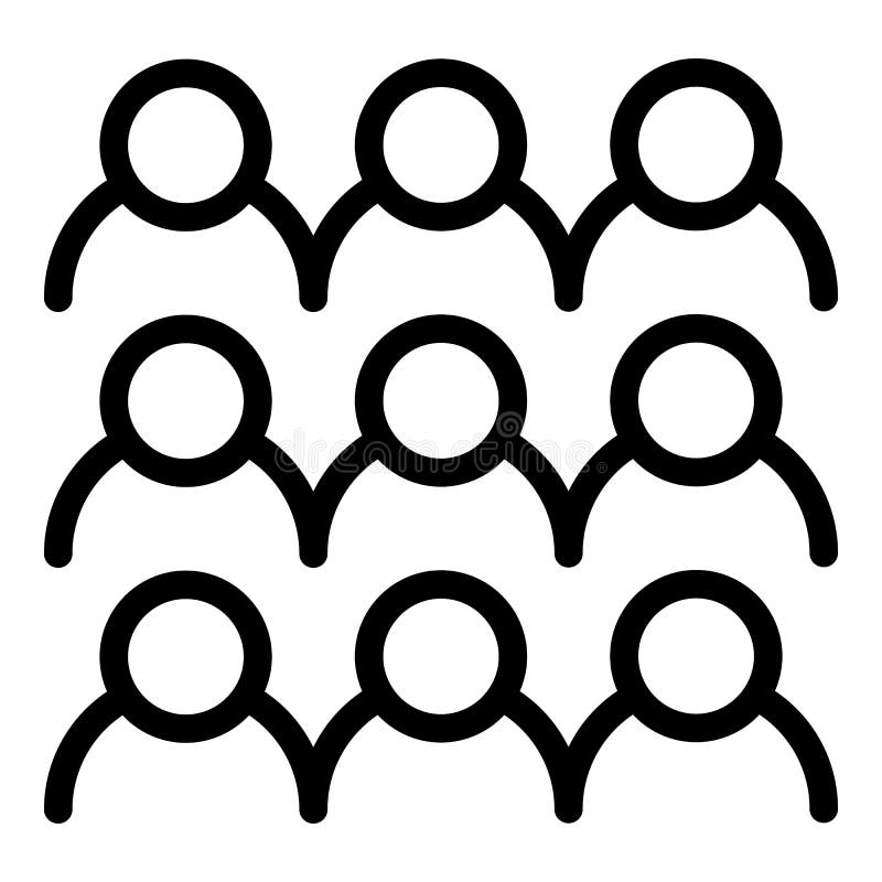 People Migration Icon Outline Vector. Refugee Help Stock Vector ...