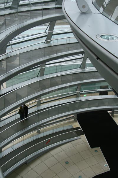 People in a Modern Building Stock Image - Image of quiet, restaurant ...