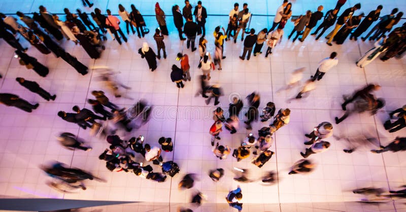 People in motion stock photo. Image of shopping, aerial - 64640156